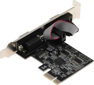 Контроллер PCI-E AX99100 2xCOM Bulk – купить в Ситилинк | 2060719