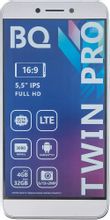 Смартфон BQ Twin Pro 32Gb, 5517L, серый – купить в Ситилинк | 1105498