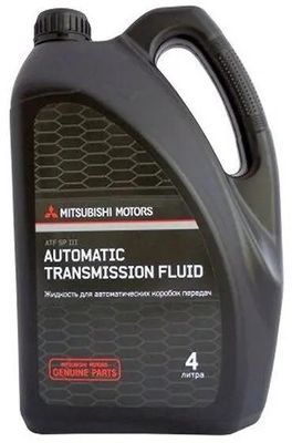 Масло трансмиссионное синтетическое Mitsubishi ATF SP-3, 4л [mz320160 ...