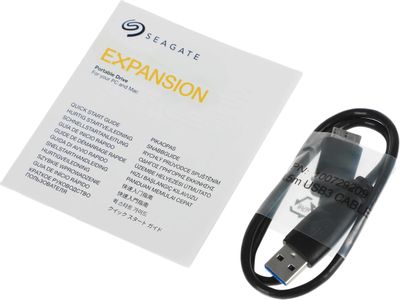 2ТБ Внешний диск HDD Seagate Expansion Portable STKM2000400, USB 3.0 ...