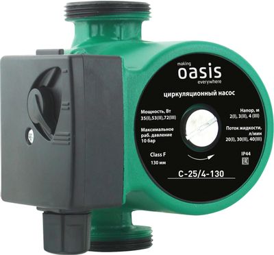 Инструкция, руководство по эксплуатации для циркуляционный насос OASIS ...