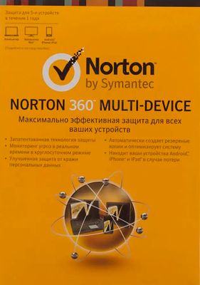 Обзор товара пО NORTON 360 MULTI DEVICE 1.0 RU 1 USER 5LIC 1C MM ...