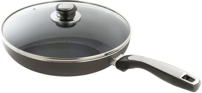 Аксессуары для сковорода LARA LR01-50, 28см, с крышкой, коричневый ...