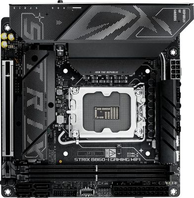 Материнская плата ASUS ROG STRIX B860-I GAMING WIFI, Socket-1851, Intel ...