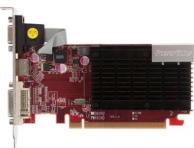 Видеокарта PowerColor AMD Radeon HD 6450 1ГБ DDR3, Low Profile, oem ...