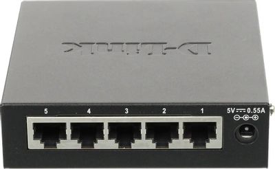 Коммутатор D-Link DES-1005D/O2B, неуправляемый – купить в Ситилинк | 313059