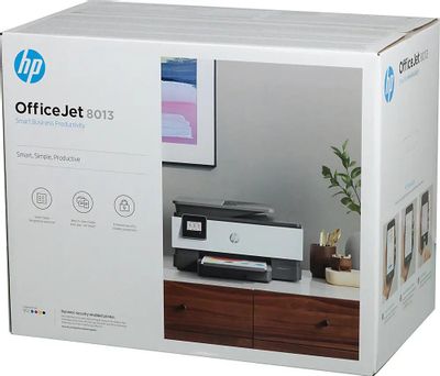 МФУ струйный HP OfficeJet 8013 цветная печать, A4, цвет черный [1kr70b ...