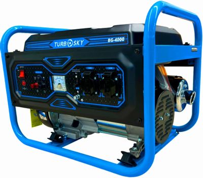 Обзор товара бензиновый генератор TURBOSKY BG-4000, 220/12 В, 3.5кВт ...