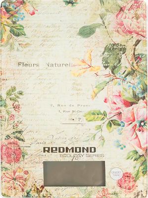 Весы кухонные Redmond RS-736, рисунок/цветы – купить в Ситилинк | 421893