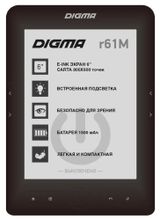 Электронная книга Digma R61M, 6", черный – купить в Ситилинк | 414817