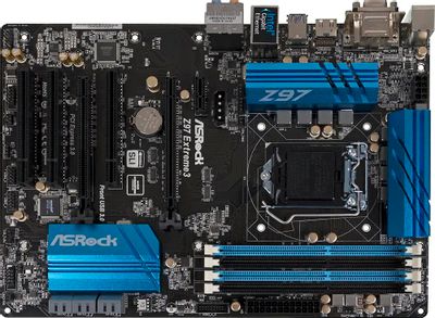 Материнская плата ASROCK Z97 Extreme3, LGA 1150, Intel Z97, ATX, Ret ...