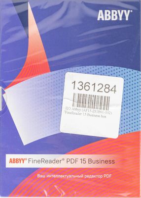 ПО Abbyy FineReader 15 Business box (AF15-2S1B01-102)(плохая упаковка ...