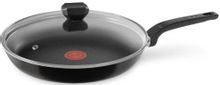 Сковорода Tefal Easy Plus 04206926, 26см, с крышкой, антипригарное ...