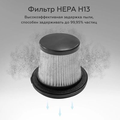 Ручной пылесос (handstick) BQ VC0801H, 130Вт, серый/серый [86189560 ...