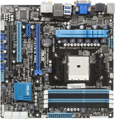 Обзор товара материнская плата ASUS F1A75-M PRO, Socket FM1, AMD A75 ...
