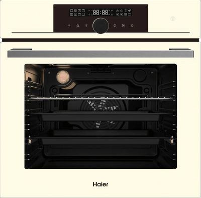 Духовой шкаф HAIER HOX-FP5RACG, бежевый – купить в Ситилинк | 1978364