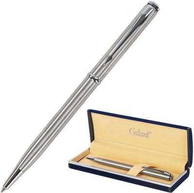 Ручка шариков. Galant Arrow 140408 корп.серебристый d=0.7мм чернила син ...