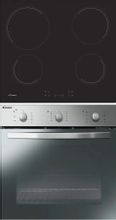 Встраиваемый комплект Candy FCP602X/ECH64CC, черный / нержавеющая сталь ...