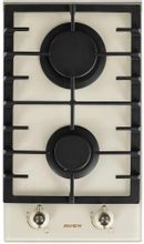 Характеристики Газовая варочная панель AVEX HM 3022 RY, 2 конфорки, закаленное стекло, бежевый ...