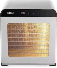 Сушилка для овощей и фруктов KitFort КТ-1947, серебристый/черный, 11шт – купить в Ситилинк | 1915802