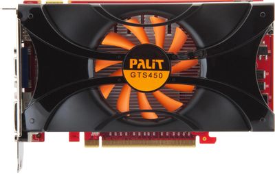 Видеокарта Palit NVIDIA GeForce GTS 450 1ГБ GDDR5, Ret [ne5s4500hd01 ...