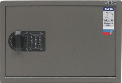 Характеристики Сейф офисный Aiko TM 30 EL взломостойкий 300x440x355мм электронный (S10399430441 ...