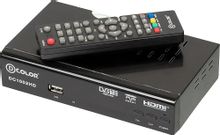 Ресивер DVB-T2 D-Color DC1002HD, черный – купить в Ситилинк | 905059