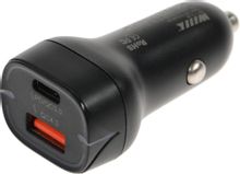 Автомобильное зарядное устройство Wiiix UCC-7-2-08, USB-C + USB-A, 3A, черный – купить в ...