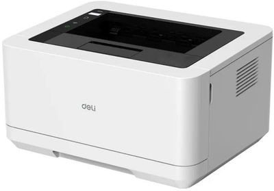 Принтер лазерный Deli Laser P2000DNW черно-белая печать, A4, цвет белый ...