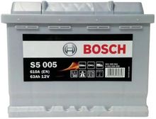 Характеристики Аккумулятор автомобильный Bosch S5 Silver PLUS 63Ач 610A ...