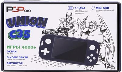 Игровая консоль PGP AIO Portable +4000 игр +Кабель Mini USB, Union C35a – купить в Ситилинк ...