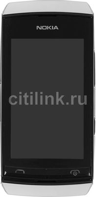 Характеристики Сотовый телефон Nokia Asha 306, серебристый/белый(Б/У ...
