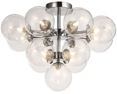 Обзор товара люстра LUSSOLE Wilcox LSP-8381, 13 х 40 Вт, хром ...