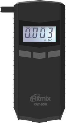 Обзор товара алкотестер Ritmix RAT-650 (1418058) в интернет-магазине СИТИЛИНК