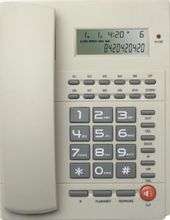 Проводной телефон Ritmix RT-420, белый и серый – купить в Ситилинк ...