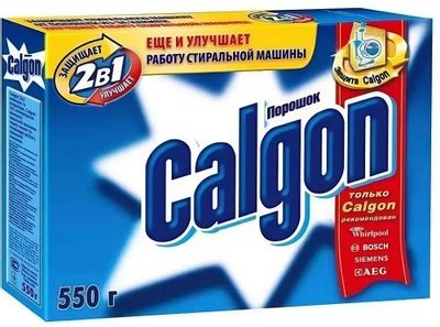 Характеристики Средство смягчения воды Calgon 2 в 1 для стиральных и посудомоечных машин, 0.55кг ...