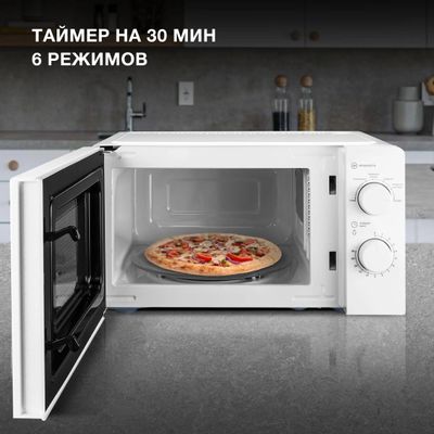 Характеристики Микроволновая печь Hyundai HYM-M2046, 700Вт, 20л, белый ...