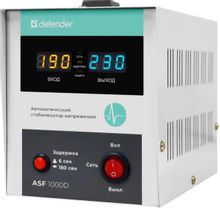 Стабилизатор напряжения Defender ASF 1000D белый [99035] – купить в ...