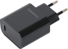 Аксессуары для сетевое зарядное устройство SunWind SWWA2, USB-C, 20Вт ...