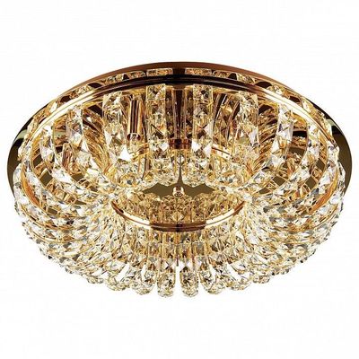 Обзор товара светильник LIGHTSTAR Onda 741072, 7 х 280 Вт, золотистый ...