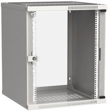 Шкаф коммутационный ITK Linea WE LWE3-15U66-GF настенный, стеклянная ...