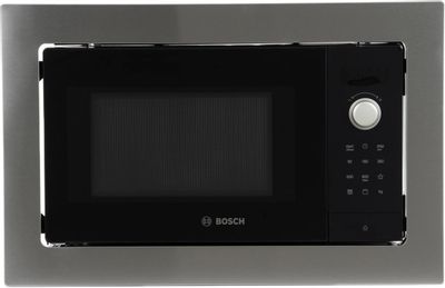 Микроволновая печь Bosch BEL653MS3, встраиваемая, 25л, 800Вт, нержавеющая сталь – купить в ...