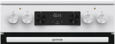 Электрическая плита Gorenje GEC5C61WG, стеклокерамика, без крышки ...