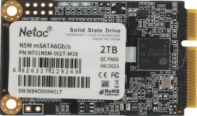 Обзор товара sSD накопитель NETAC N5M 2ТБ, mSATA, SATA III, mSATA ...