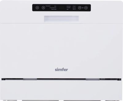Посудомоечная машина Simfer DWB6601, компактная, настольная, 55см ...