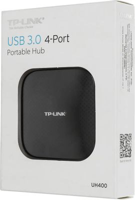 Хаб (разветвитель) TP-LINK UH400, черный – купить в Ситилинк | 359187