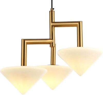 Люстра STILFORT Pilze 2115/03/03P, 3 х 5 Вт, золотистый/белый – купить ...