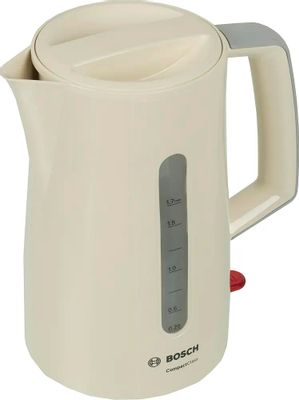 Чайник электрический Bosch TWK3A017, 2400Вт, бежевый(плохая упаковка ...