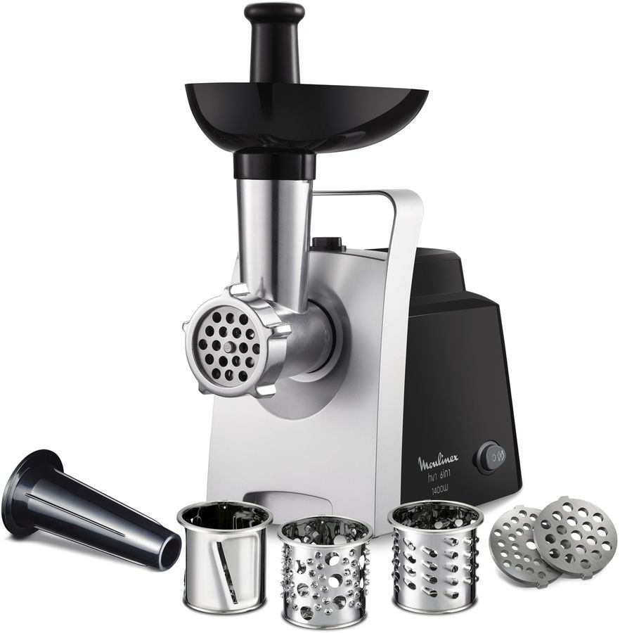 Мясорубка Moulinex ME108832, черный / серебристый – купить в Ситилинк ...