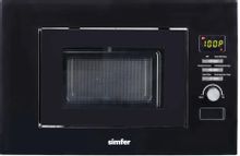 Микроволновая печь Simfer MD2012, встраиваемая, 20л, 700Вт, черный ...